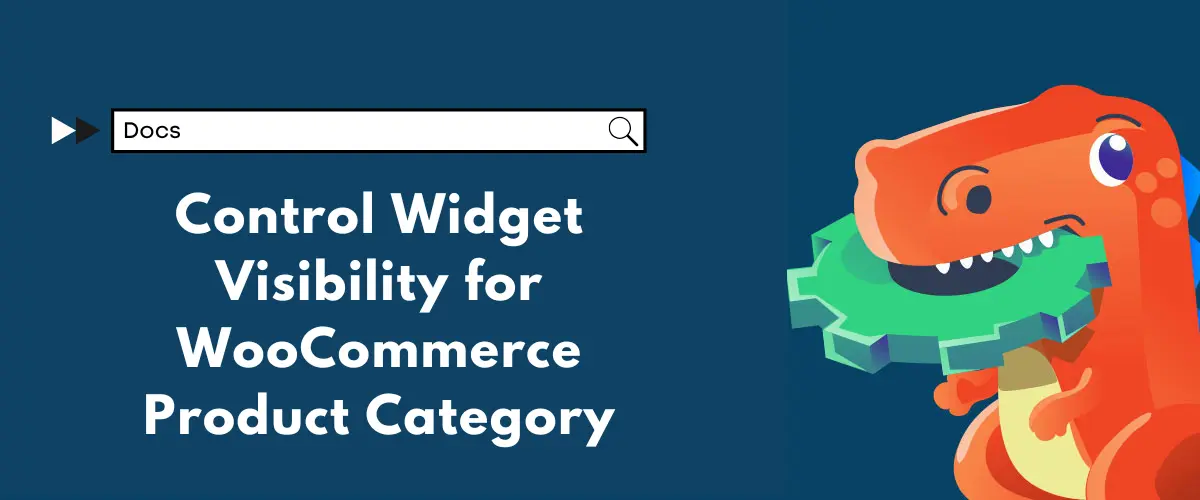 Control Widget Visibility for WooCommerce Product Category